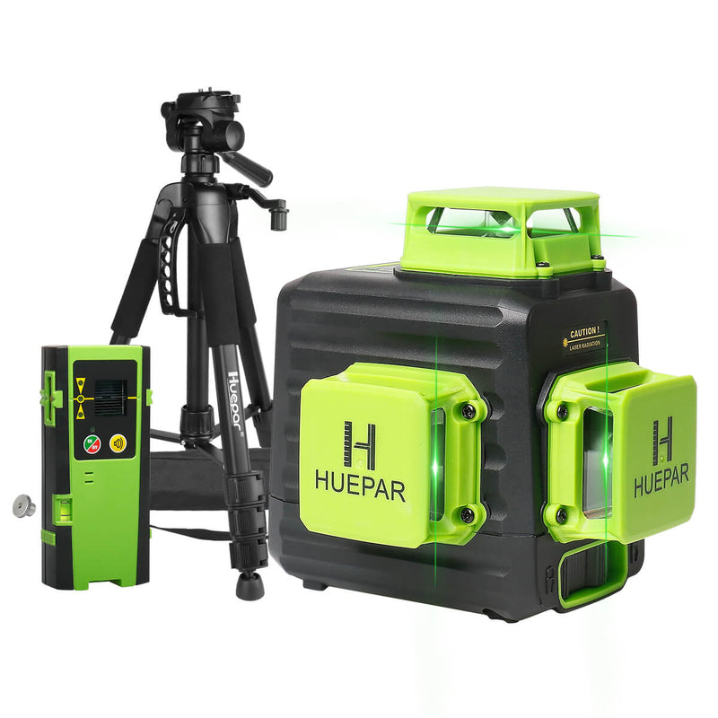 HUEPAR B03CG Pro - Cross Line Laser Level with Hard Carry Case - 3x360 ...